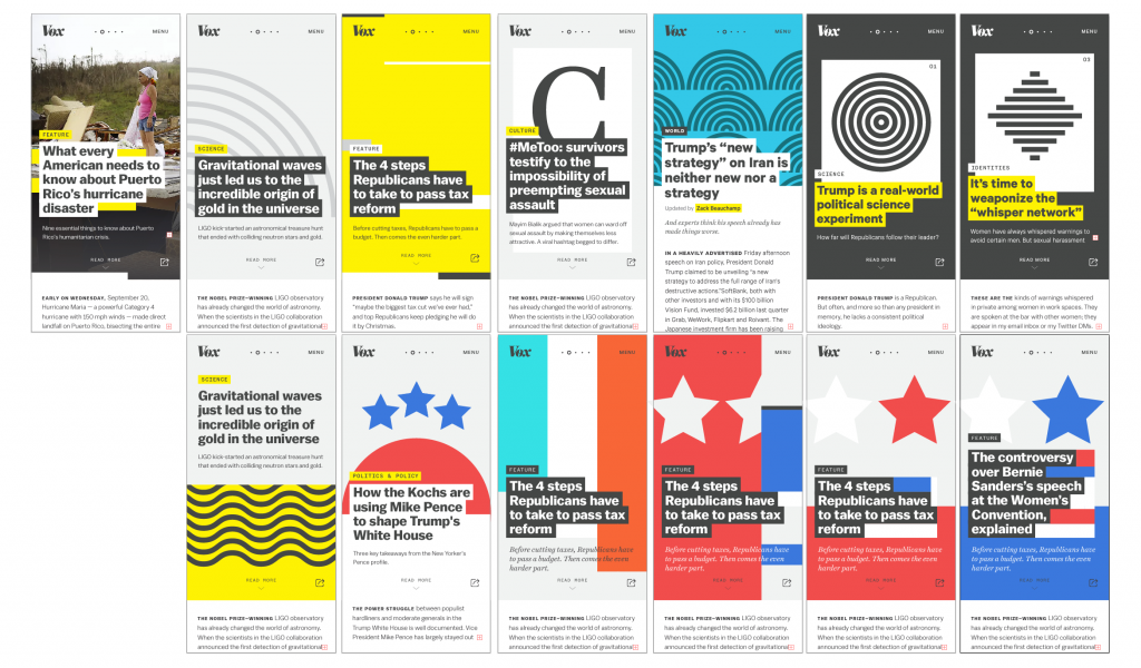 Audience experience at Vox Media – Portfolio of Bethany Heck