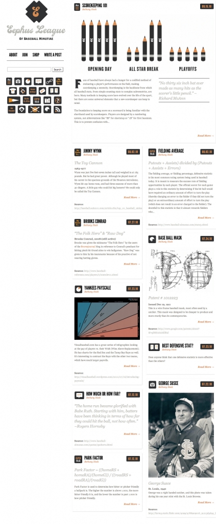 The Eephus League – Portfolio of Bethany Heck